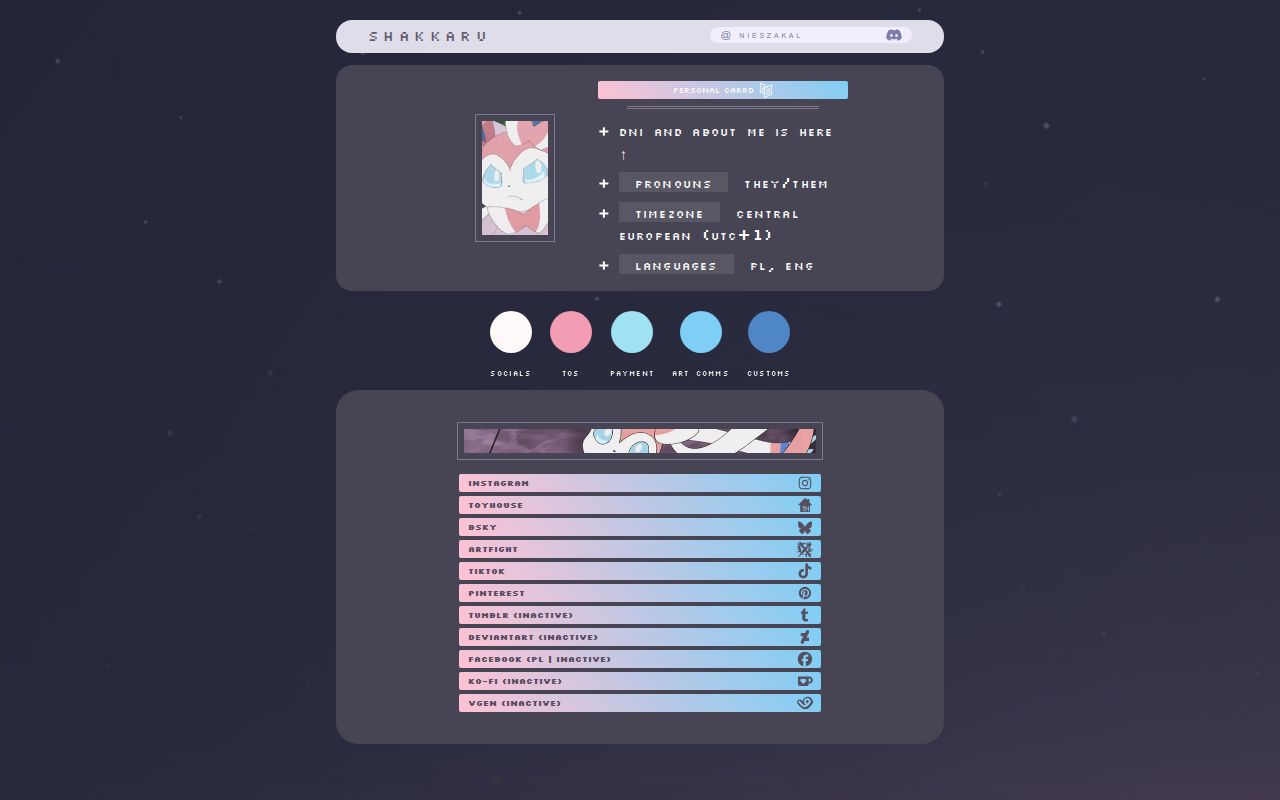 shakkaru's artist carrd